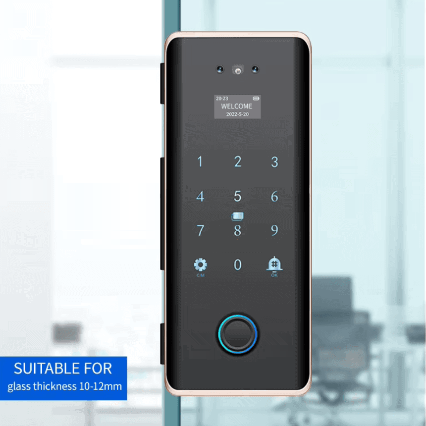 Glass Door Lock - Lockomatic | Best Smart Lock Brand in India | Home ...